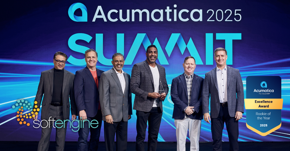 Softengine Earns 2025 Acumatica Cloud ERP Award - Softengine, Inc.